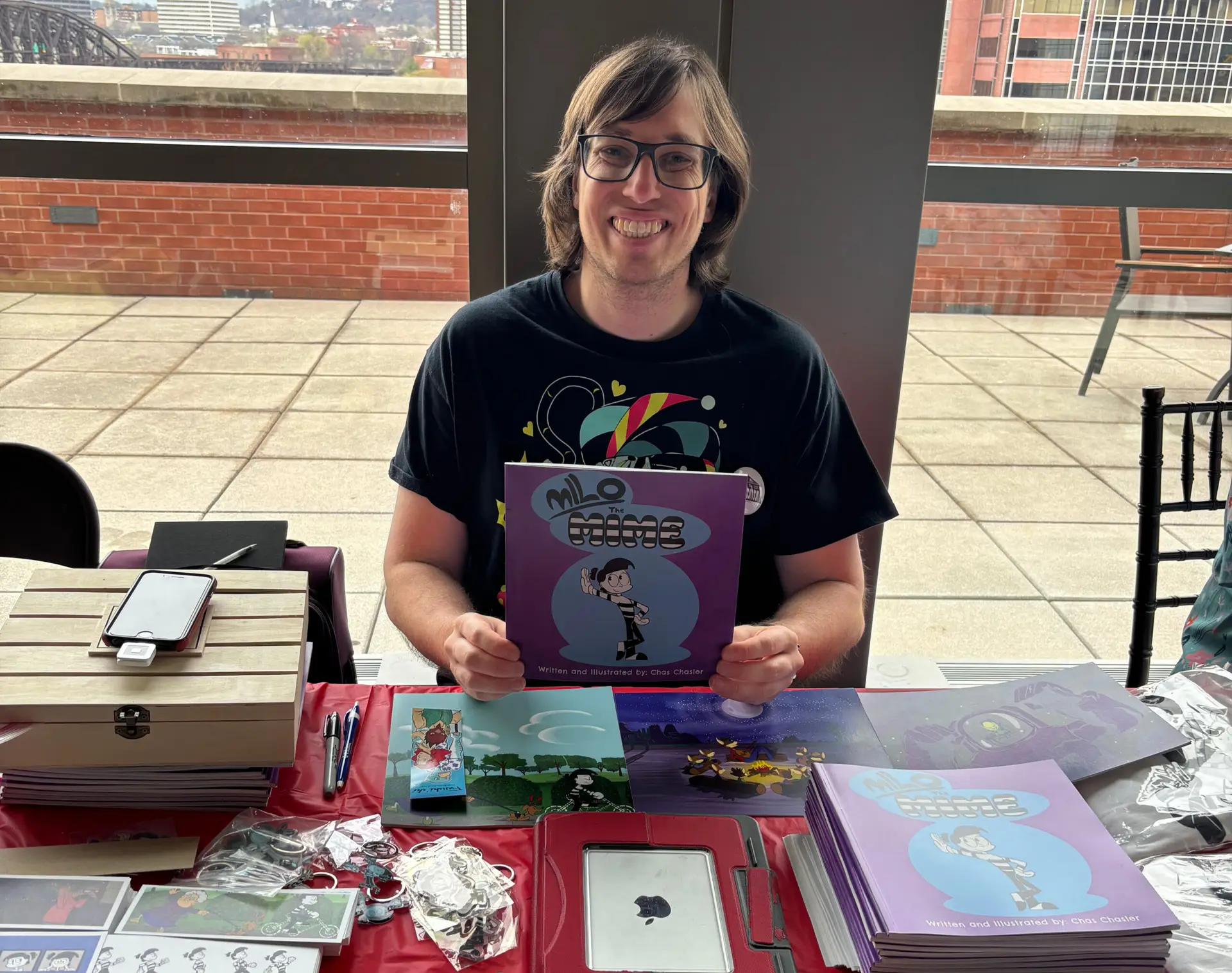 Launching Milo the Mime at Pittsburgh Indie Expo